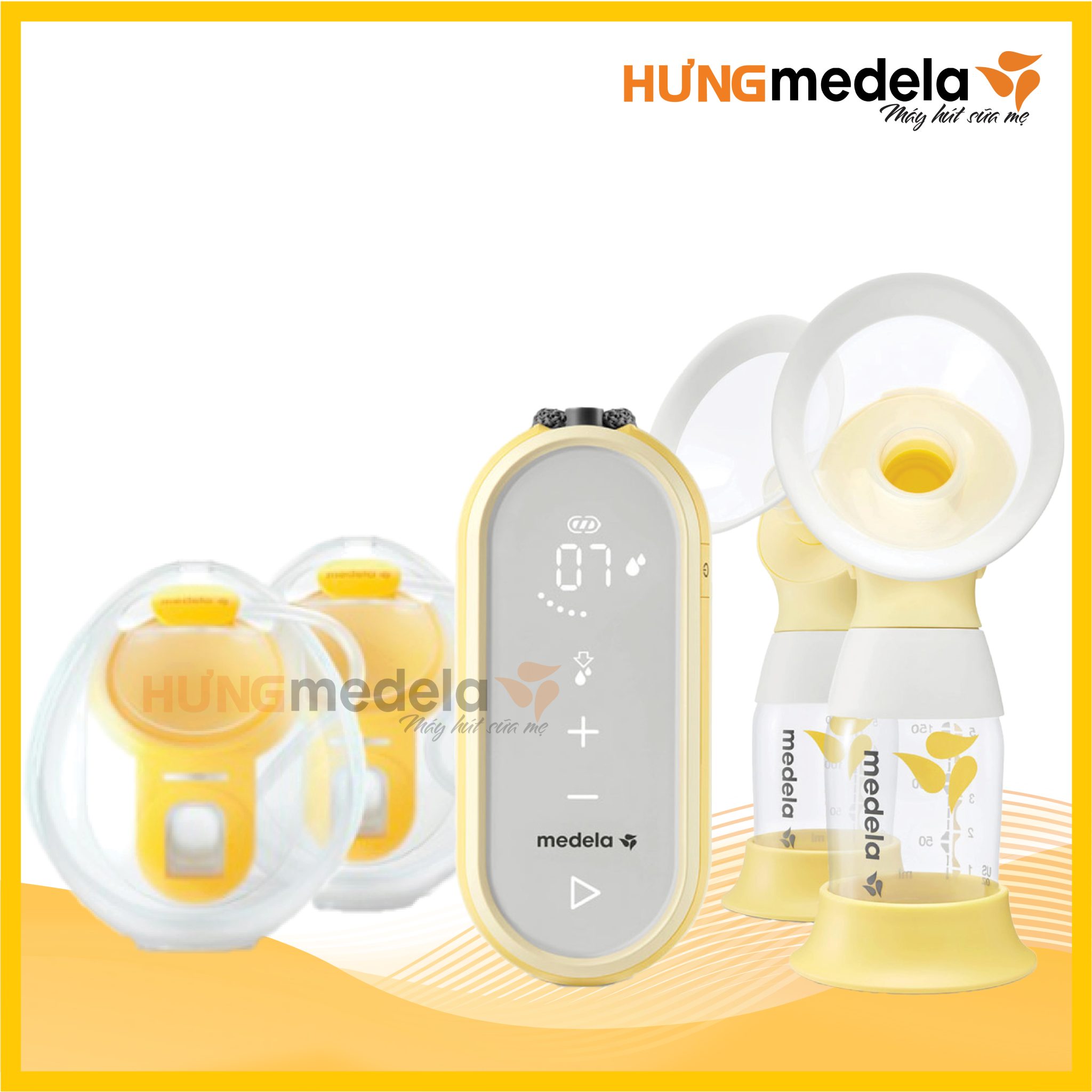 Máy hút sữa Medela Freestyle Flex kèm cup Handsfree